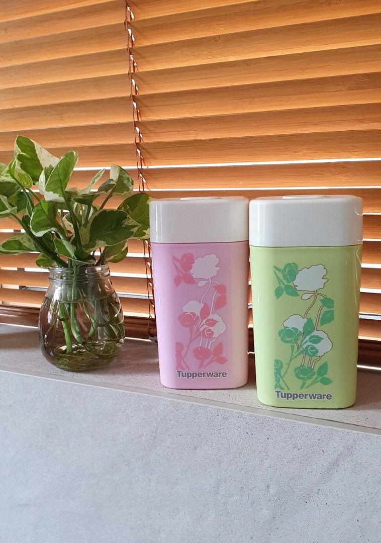 Tupperware Tea Caddy 560ml [set of 2], Furniture & Home Living ...