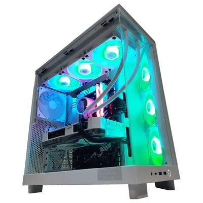 ULTRA H6 FLOW (WHITE) DESKTOP GAMING PC INTEL CORE I7-14700KF 32GB RAM ...