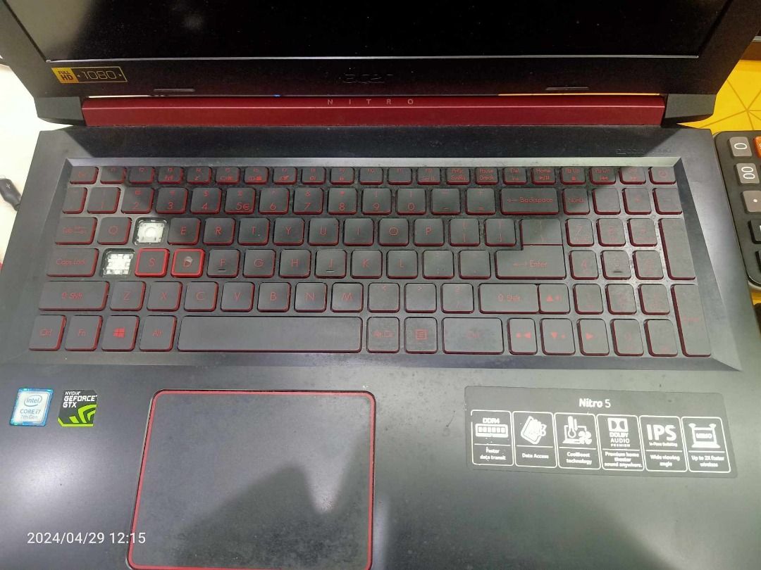 Us Laptop Keyboard An515-51 For Acer Nitro 5 An515 An515-52 An515-53 ...