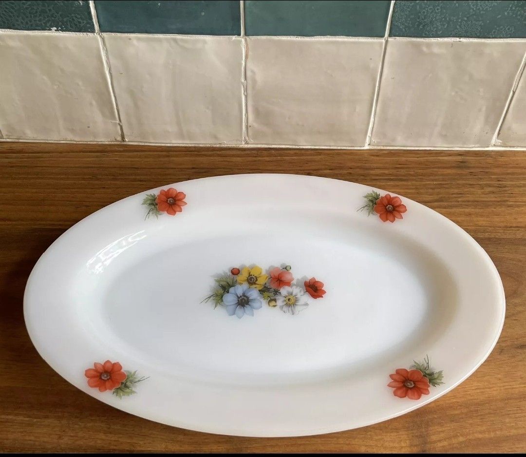 Vintage Arcopal France Plates, Furniture & Home Living, Kitchenware ...