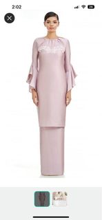 Wanzar MADORA Kurung in Cherry Blossom , Women's Fashion, Muslimah ...