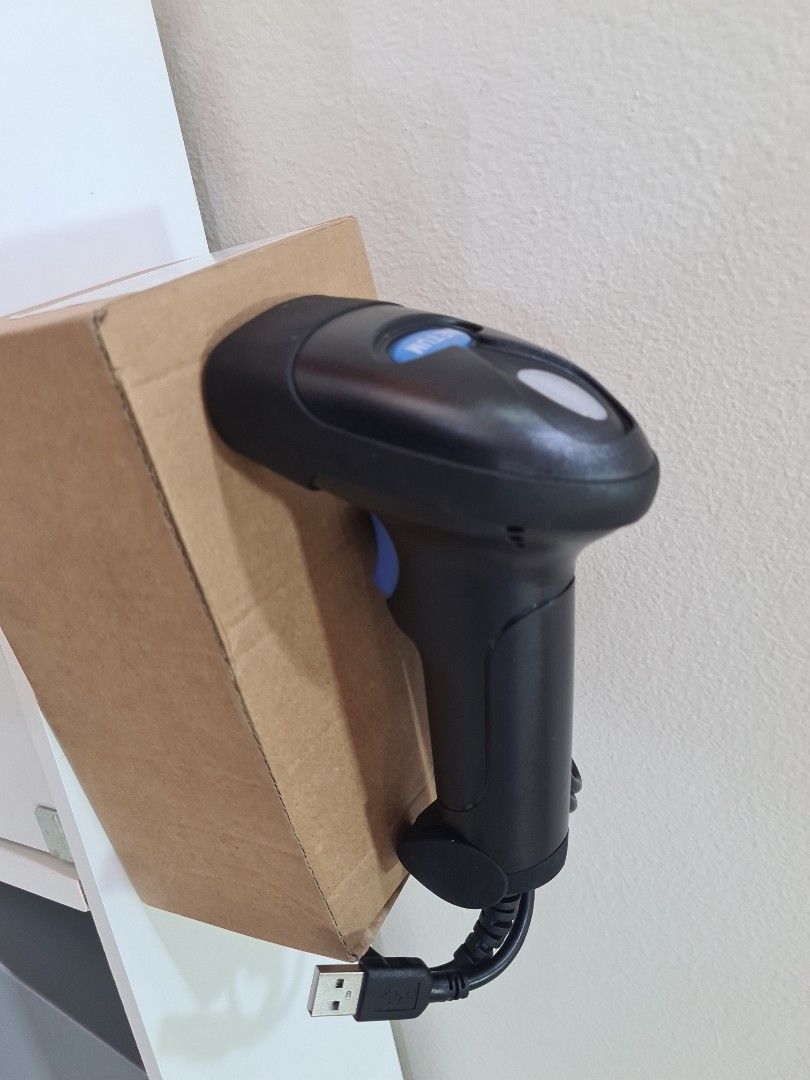 Wired 1D 2D QR barcode scanner, Computers & Tech, Printers, Scanners ...