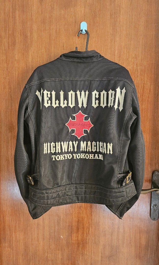 Yellow Corn Jacket, Fesyen Pria, Pakaian , Baju Luaran di Carousell