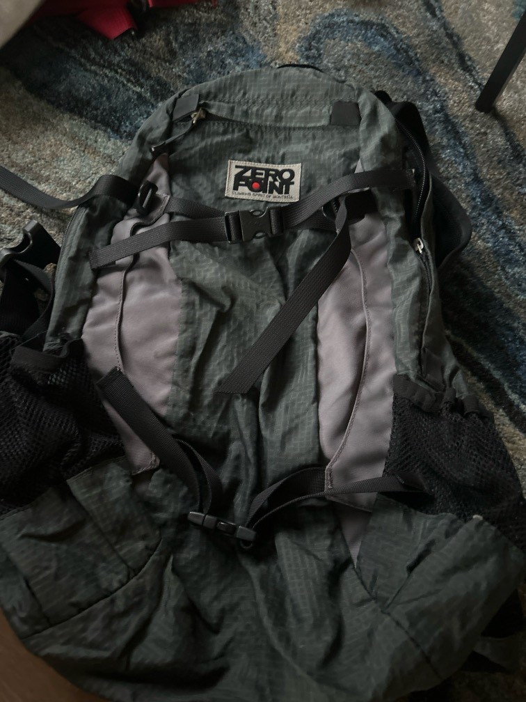 Zero Point travel backpack, Men's Fashion, Bags, Backpacks on Carousell