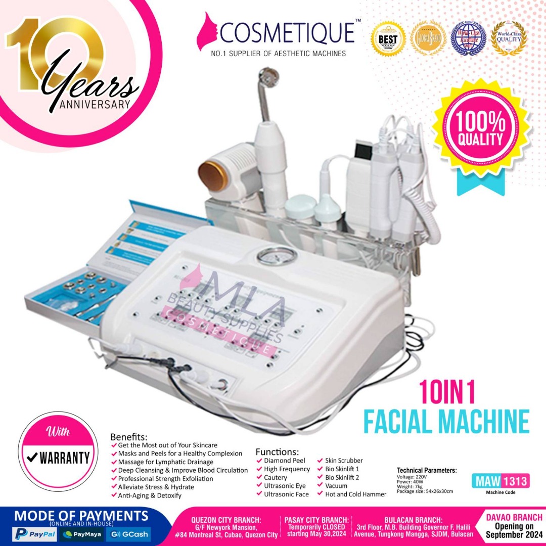 10 in 1 Facial Machine, Beauty & Personal Care, Face, Face Care on ...