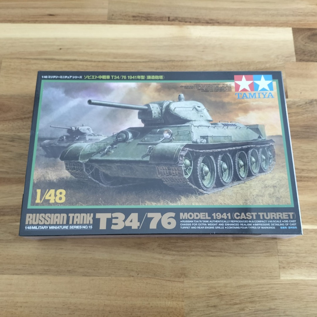 1/48 T34/76 Model 1941 (Cast Turret) (32515), Hobbies & Toys, Toys ...