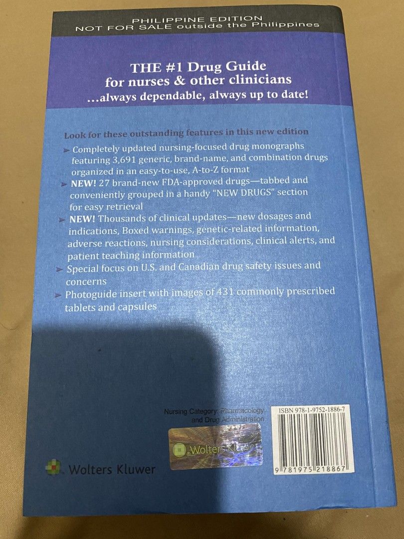 2023 Nursing Drug Handbook, Hobbies & Toys, Books & Magazines, Textbooks on Carousell