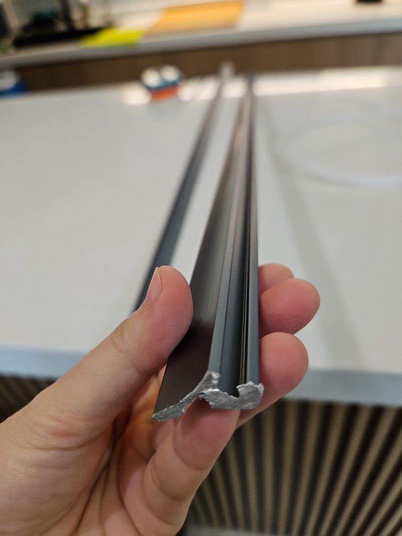 2meter Gun Metal Grey Aluminium Profile / Channel for LED light ...