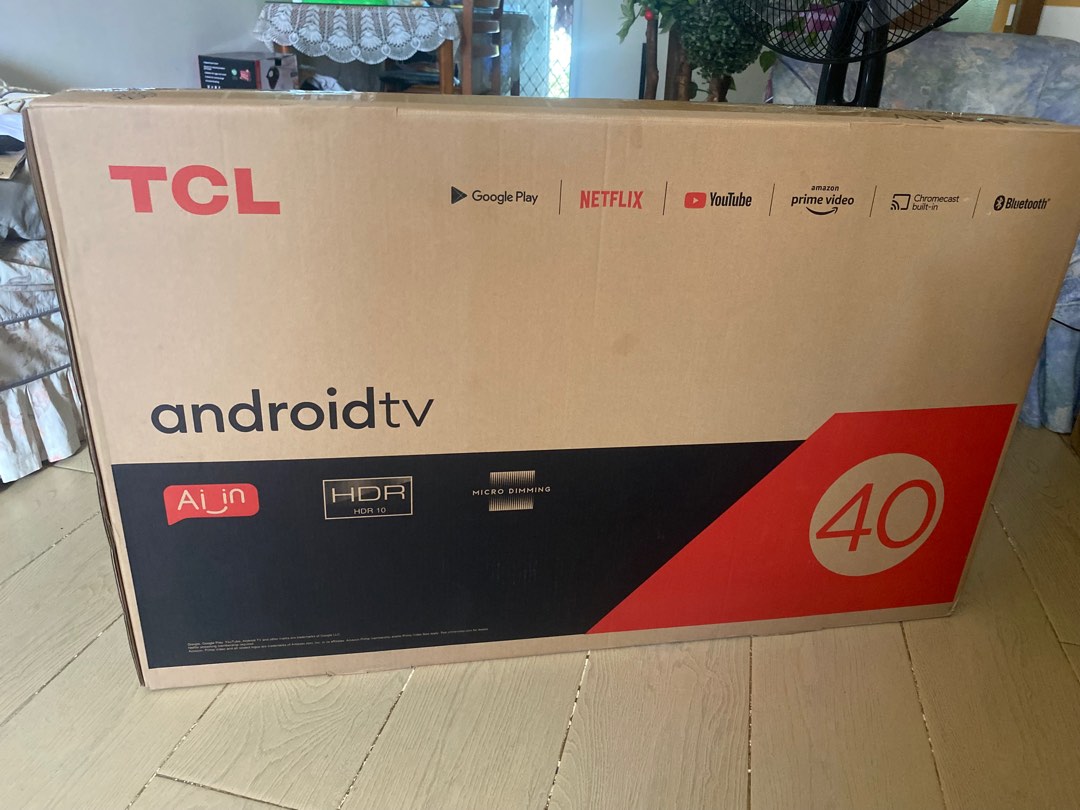 40 inches TCL android TV, TV & Home Appliances, TV & Entertainment, TV ...