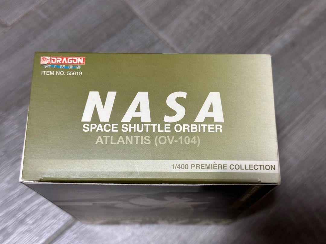 全新絕版 合金 Dragon Wings NASA ATLANTIS 1/400 亞特蘭提斯號 太空穿梭機, 興趣及遊戲, 玩具 & 遊戲類 - Carousell