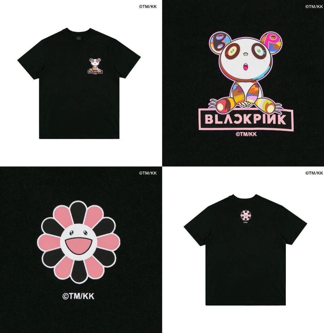村上隆 blackpink Tee complexcon 現貨, 男裝, 上身及套裝, T-shirt、恤衫、有領衫 - Carousell