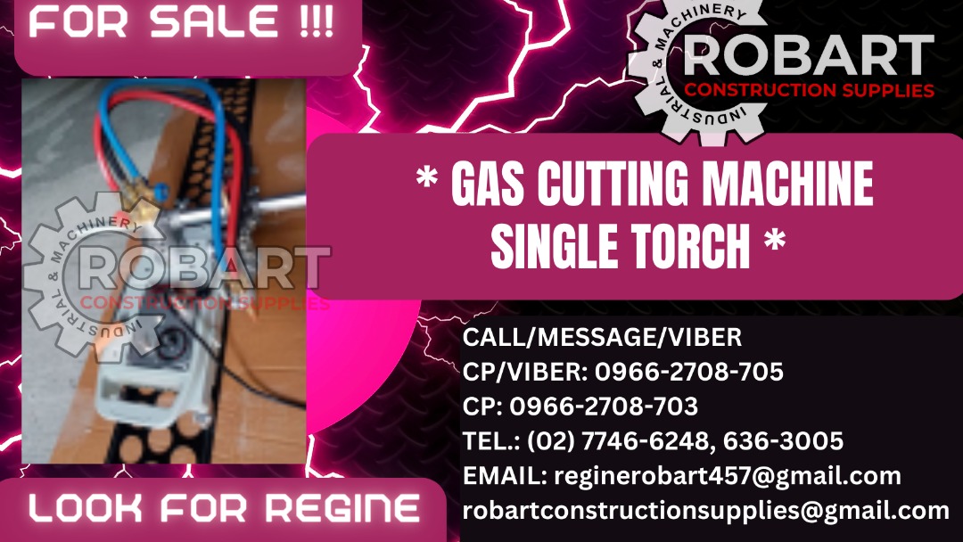* GAS CUTTING MACHINE SINGLE TORCH *.., Commercial & Industrial ...