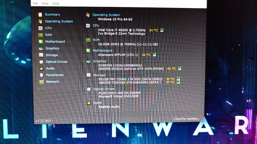 ALIENWARE Full Set Gaming PC i7, Computers & Tech, Desktops on Carousell