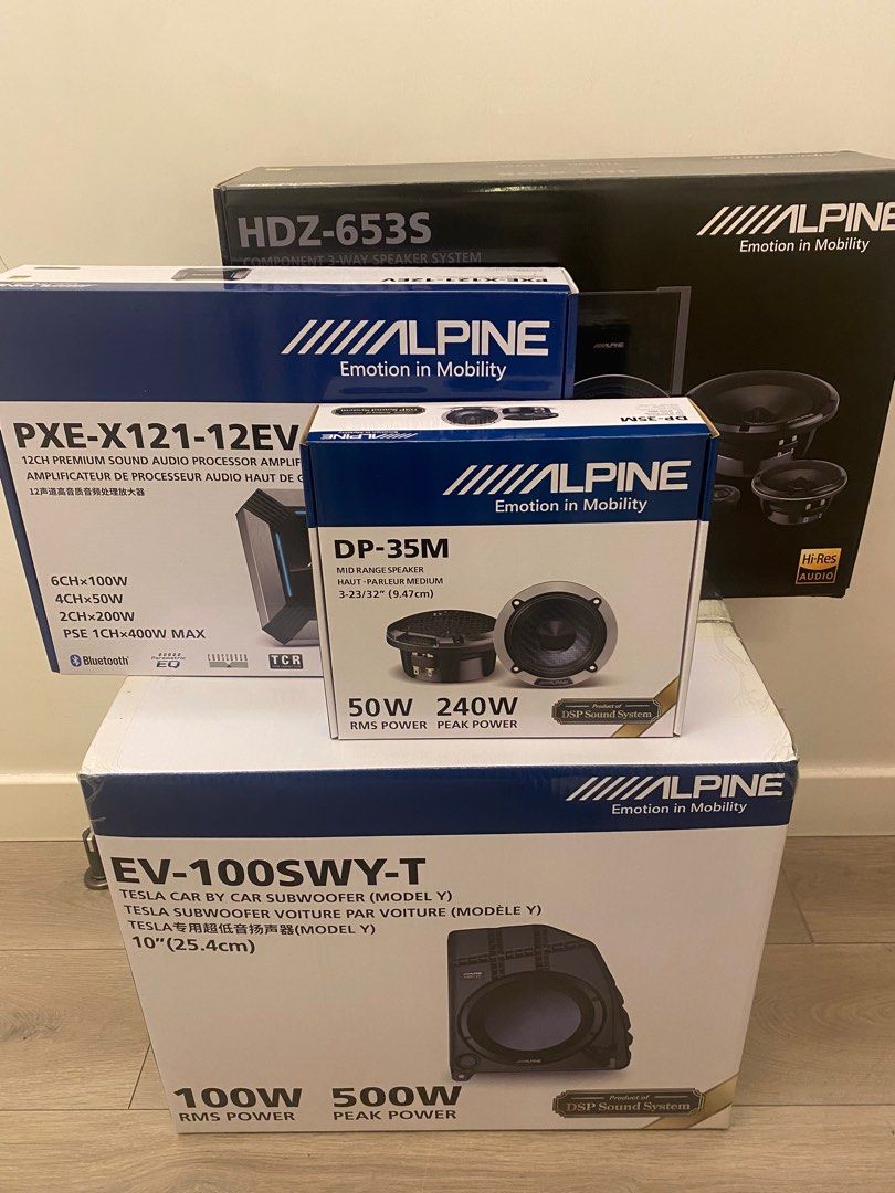 全新Alpine PXE x121 Hi-Res DSP, 音響器材, Soundbar、揚聲器、藍牙喇叭、耳擴 - Carousell