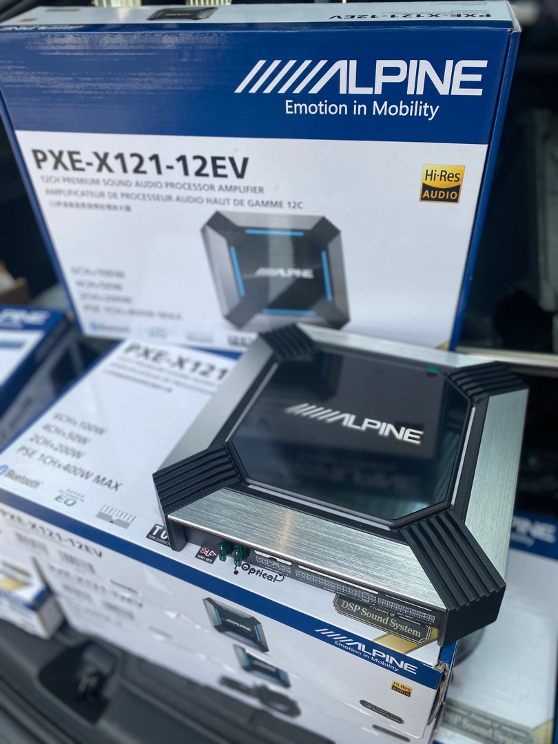 全新Alpine PXE x121 Hi-Res DSP, 音響器材, Soundbar、揚聲器、藍牙喇叭、耳擴 - Carousell