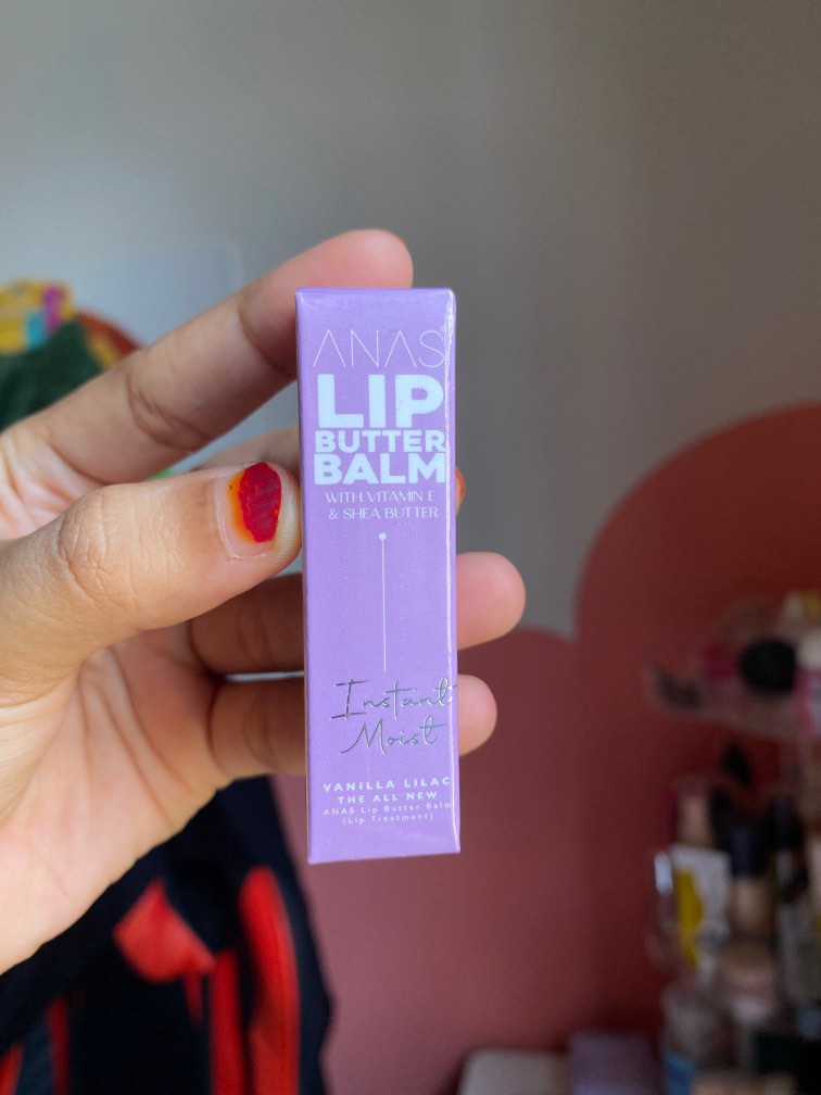 Anas Lip Butter Balm Vanilla Lilac (New), Beauty & Personal Care, Face ...