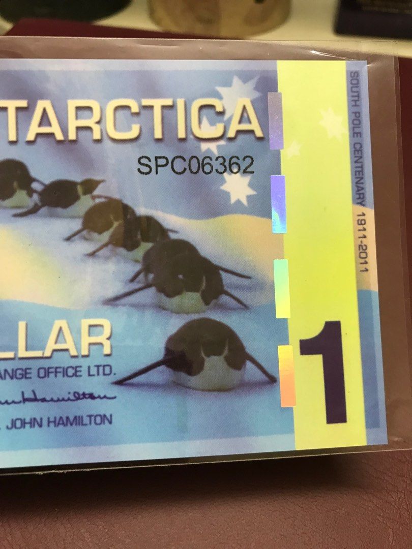 Antarctica Bank Note One Dollar, Hobbies & Toys, Collectibles ...