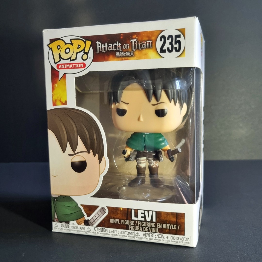 Attack on Titan Levi Funko Pop, Hobbies & Toys, Toys & Games on Carousell