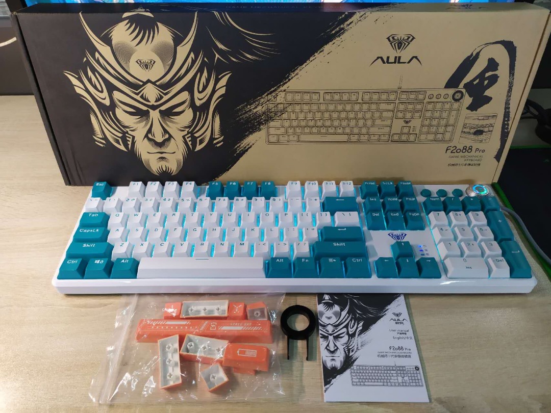 AULA F2088 Pro, Wired Gaming Mechanical Keyboard, Computers & Tech ...