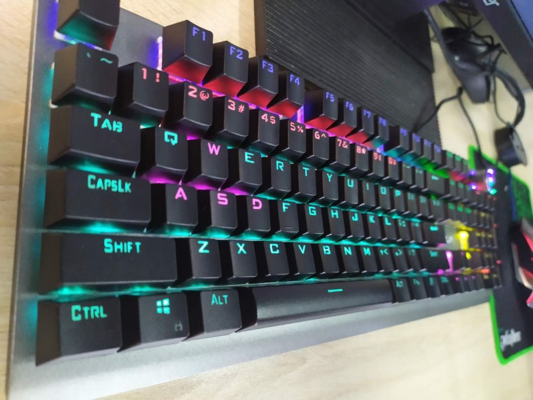 AULA F3018 Wired Gaming Mechanical Keyboard, Computers & Tech, Parts ...