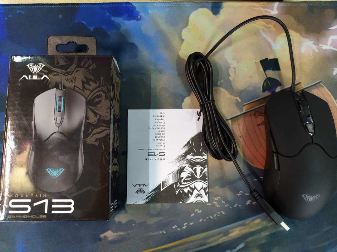 AULA Mountain S13 Wired Gaming Mouse, Computers & Tech, Parts ...