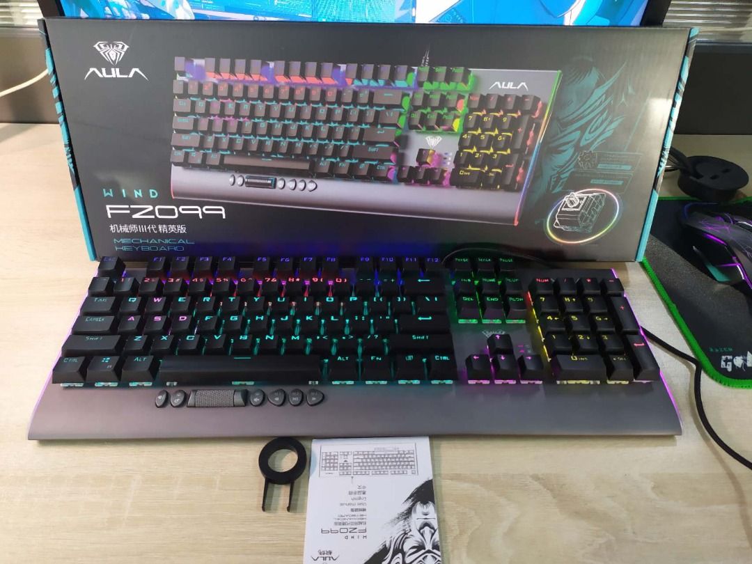 AULA Wind F2099 Wired Only Mechanical Keyboard, Computers & Tech, Parts ...
