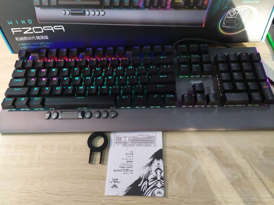 AULA Wind F2099 Wired Only Mechanical Keyboard, Computers & Tech, Parts ...