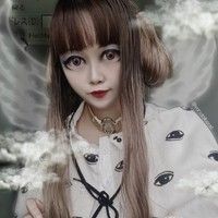 Auphanim Angel Button Up Blouse With Capelet Weirdcore Traumacore ...