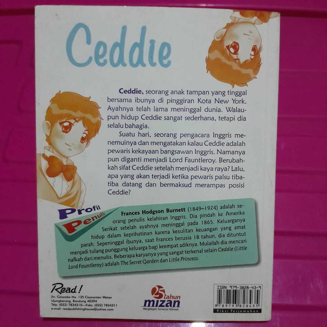 Buku Ceddie "best seller internasional" cerita dunia, Buku & Alat Tulis, Buku Anak-Anak di Carousell