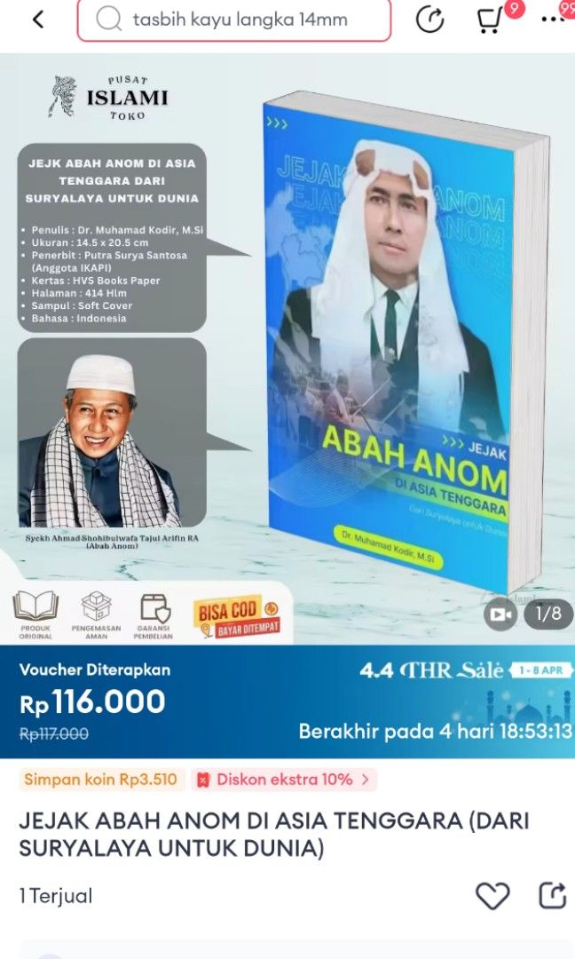 BUKU JEJAK ABAH ANOM DI ASIA TENGGARA, Buku & Alat Tulis, Buku di Carousell