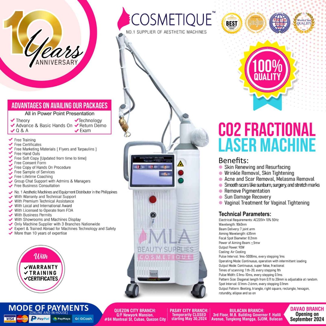 C02 Fractional Laser machine, Beauty & Personal Care, Bath & Body, Body ...