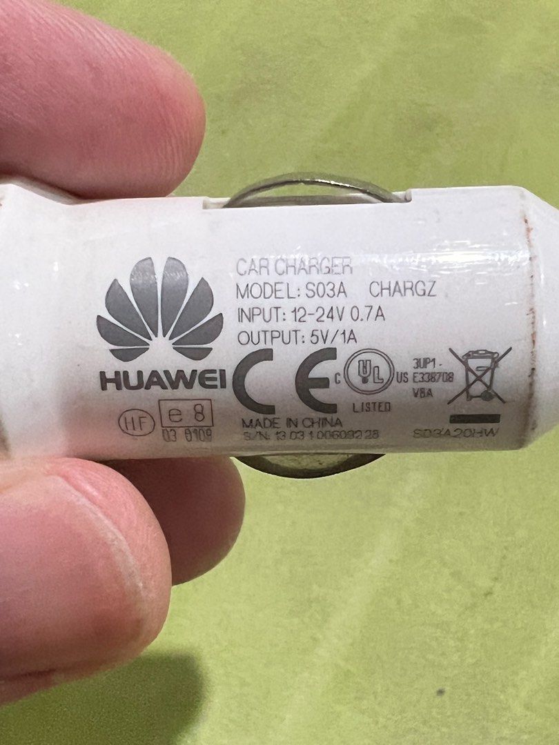 Car Charger 5V/1A (Model S03A), Mobile Phones & Gadgets, Mobile ...