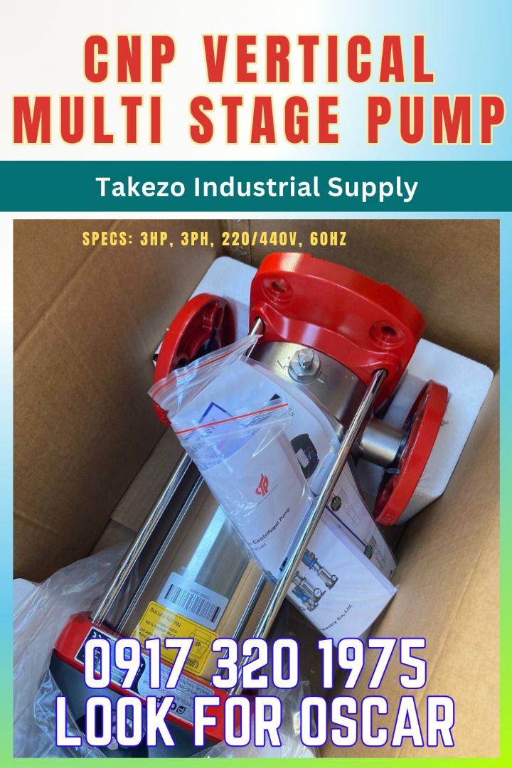 CNP VERTICAL MULTI STAGE PUMP, Commercial & Industrial, Construction ...