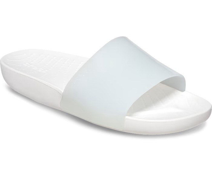 CROCS SPLASH GLOSSY SLIDE, Women's Fashion, Footwear, Flats & Sandals ...