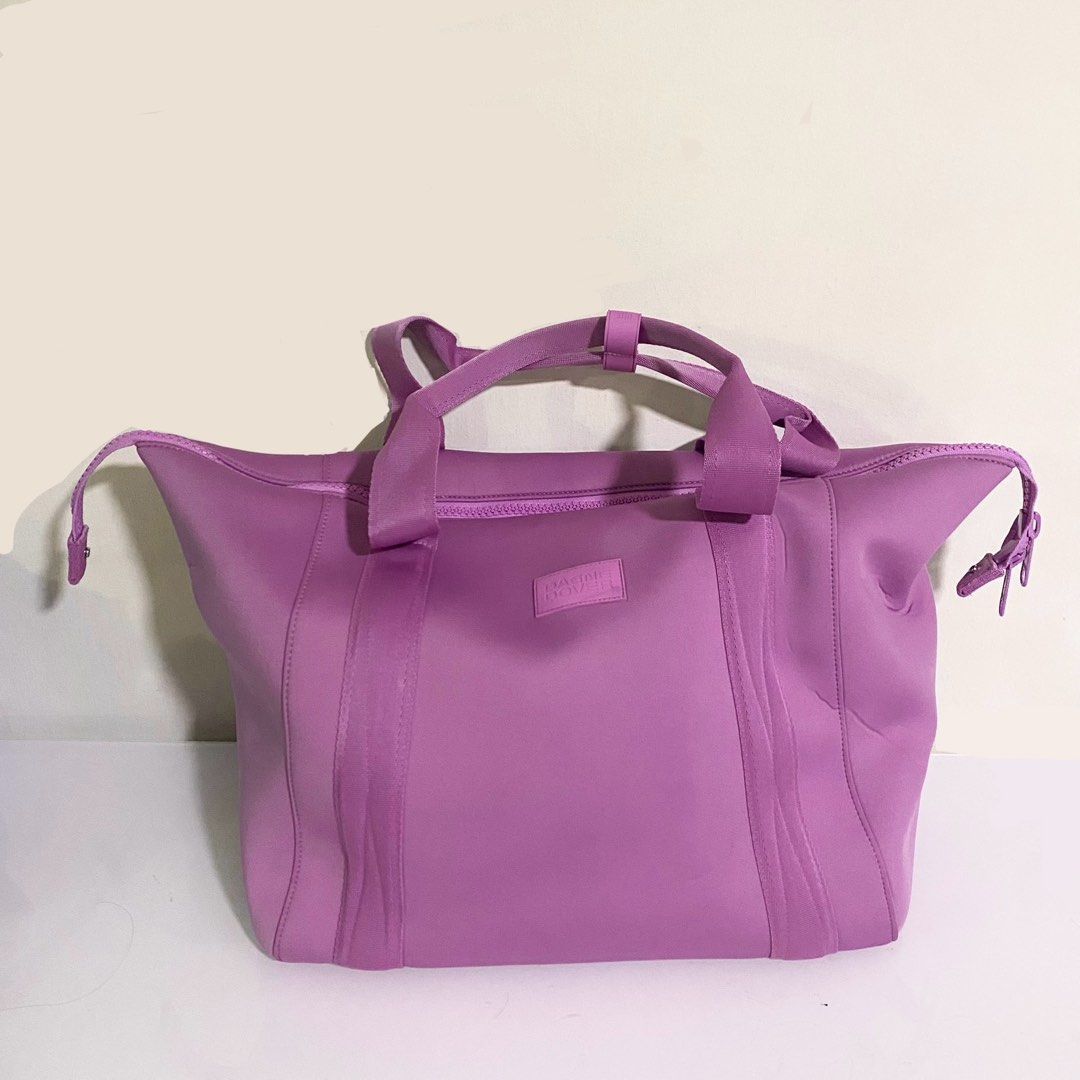 Dagne Dover Large Violet Landon Duffle Bag, Women's Fashion, Bags ...