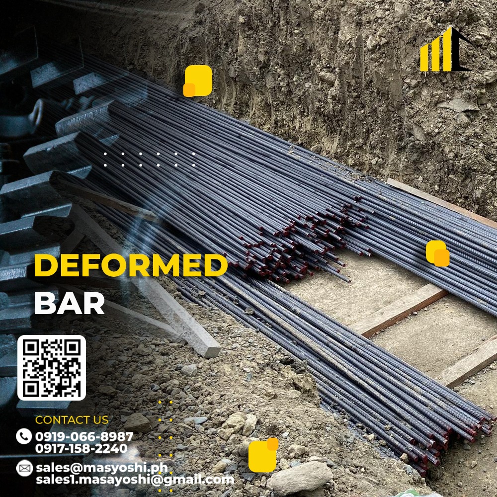 DEFORMED BAR 10mm. dia. x 6.0 mts. /Rebar | RSB | Deform Bar ...