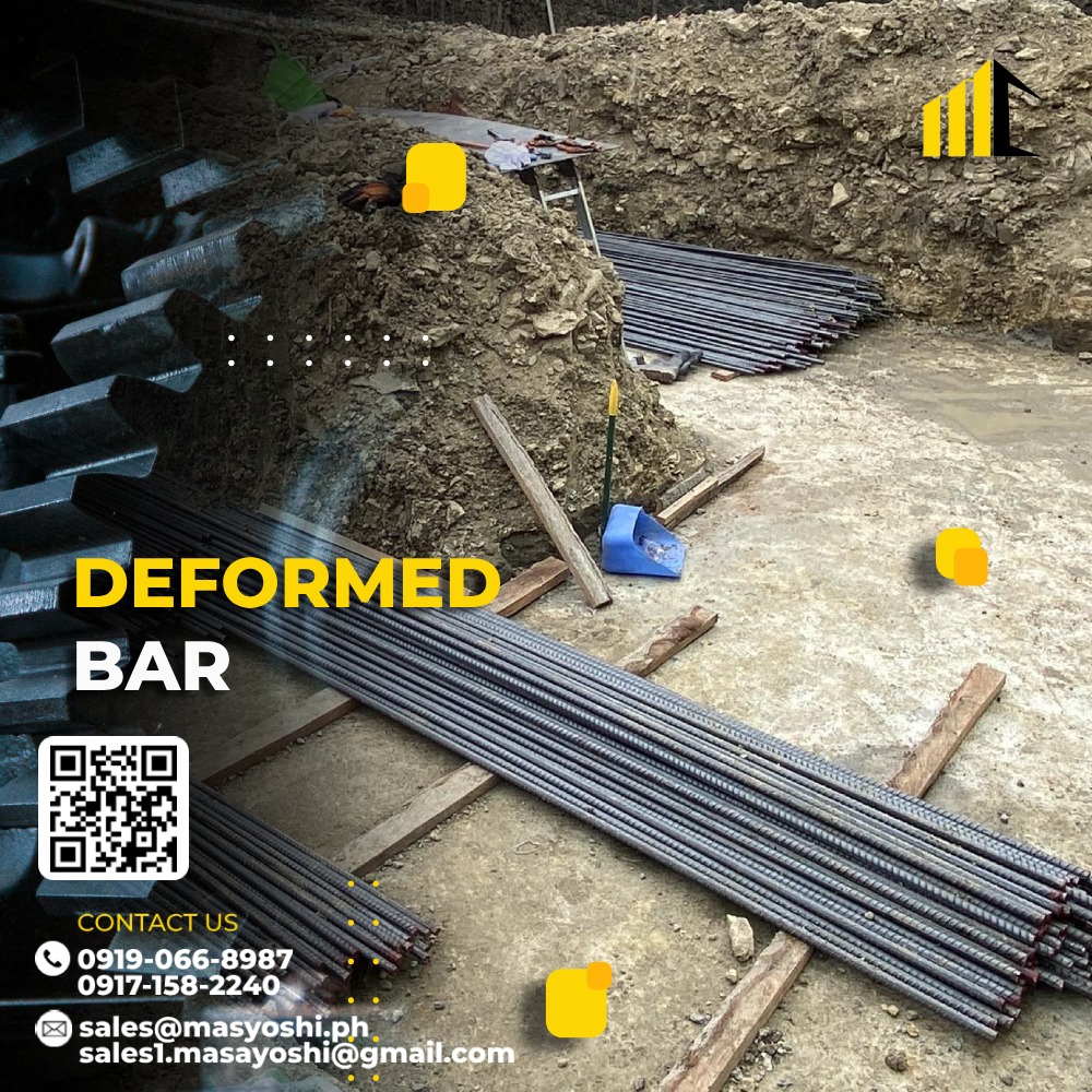 DEFORMED BAR 10mm. dia. x 6.0 mts. /Rebar | RSB | Deform Bar ...