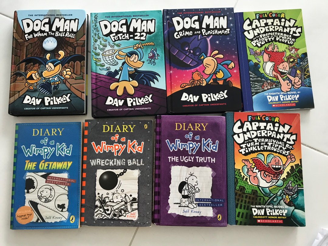 DogMan, Diary of the Wimpy Kid/ Captain Underpants, Hobbies & Toys ...