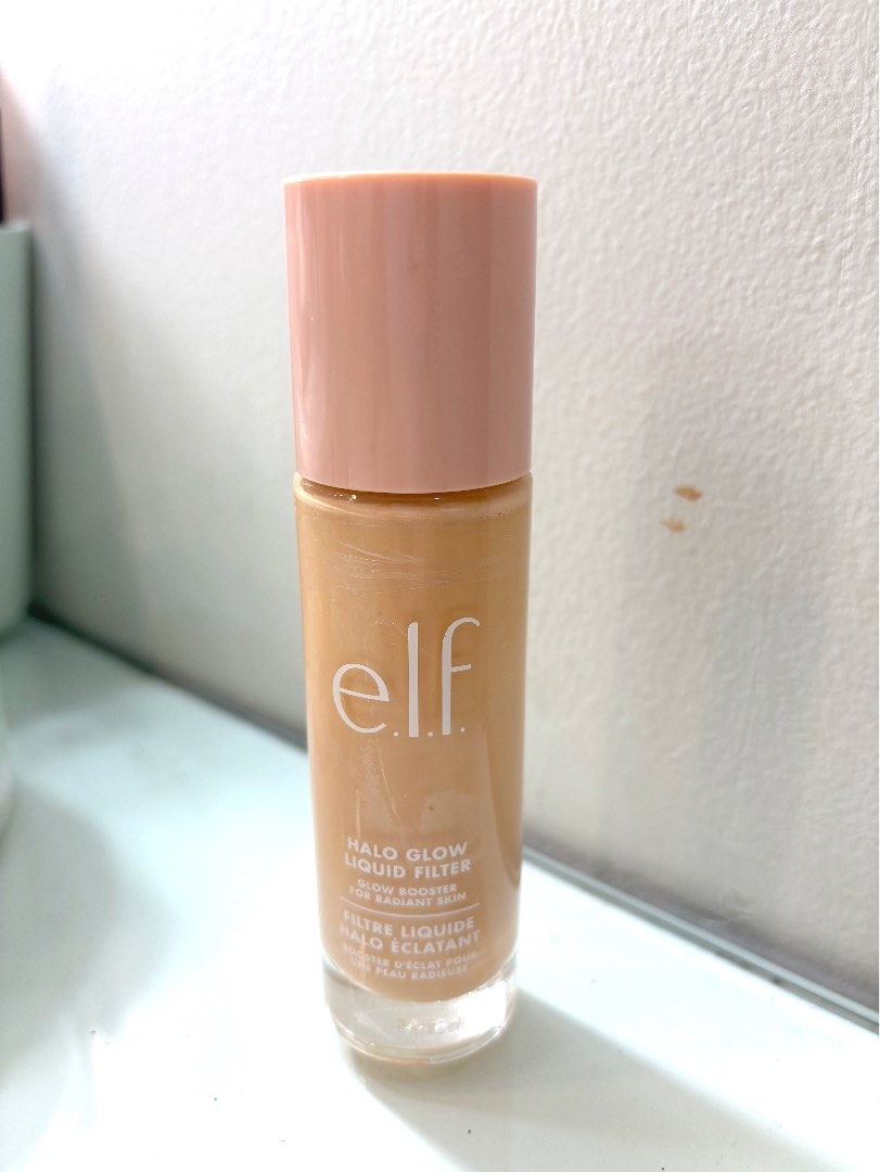 ELF Halo Glow Liquid Filter / Primer Highlighter dupe CT flawless filter, Kesehatan & Kecantikan ...