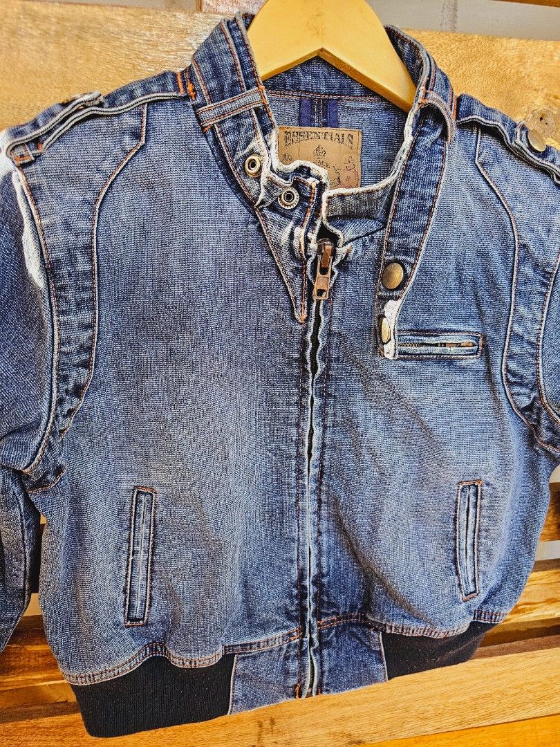 Essentials Denim Jacket, Women's Fashion, Coats, Jackets and Outerwear ...