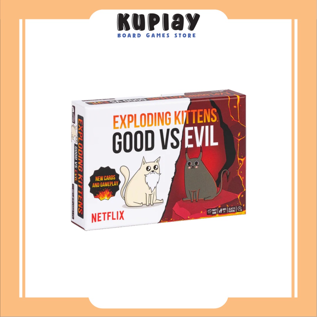 Exploding Kittens: Good vs Evil (Original)Netflix Push Your Luck | Made ...