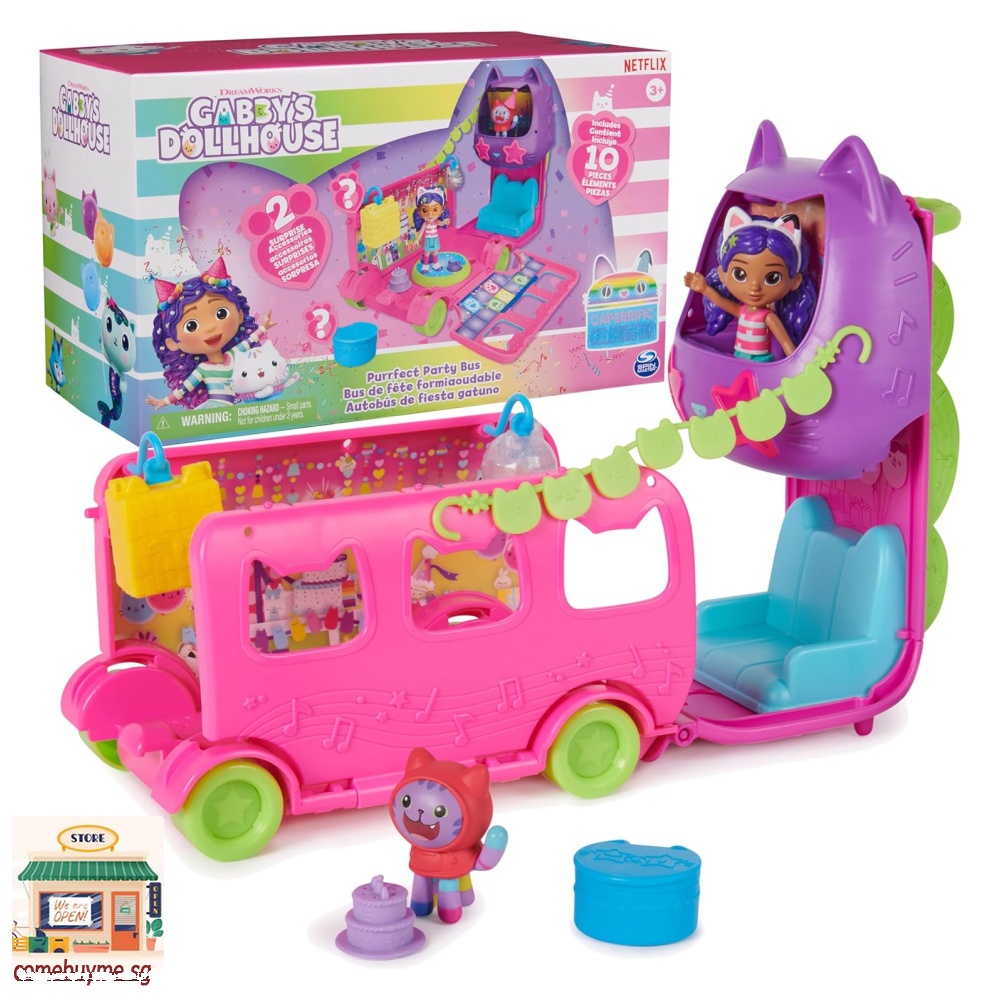 Gabby's Dollhouse Sprinkle Party Bus, Babies & Kids, Infant Playtime on ...