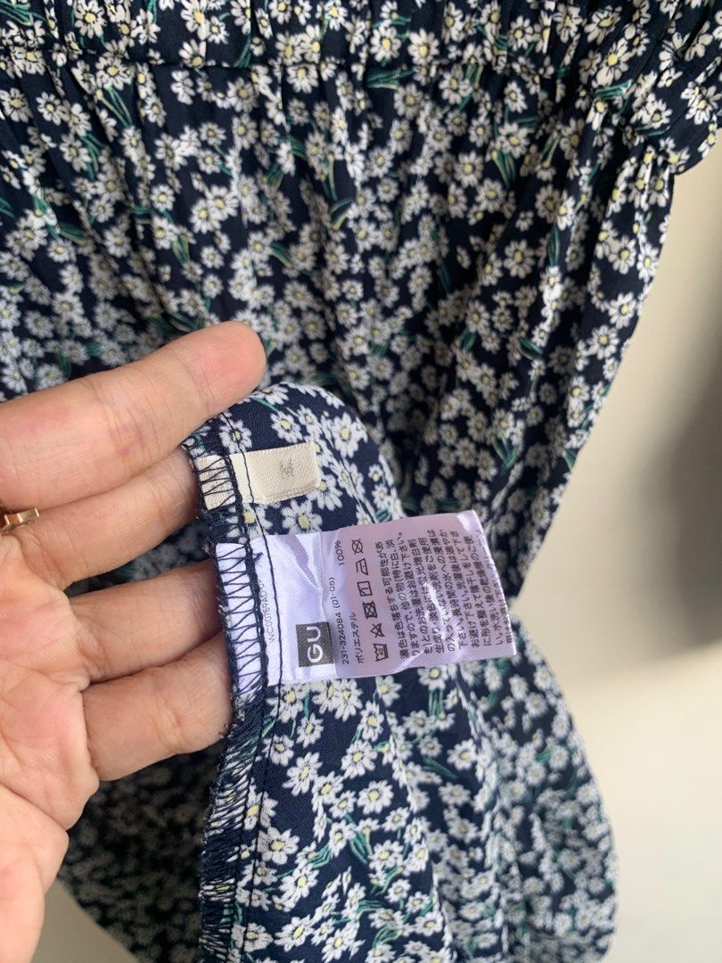 GU UNIQLO longdress bunga duyung, Fesyen Wanita, Pakaian Wanita, Gaun & Rok di Carousell