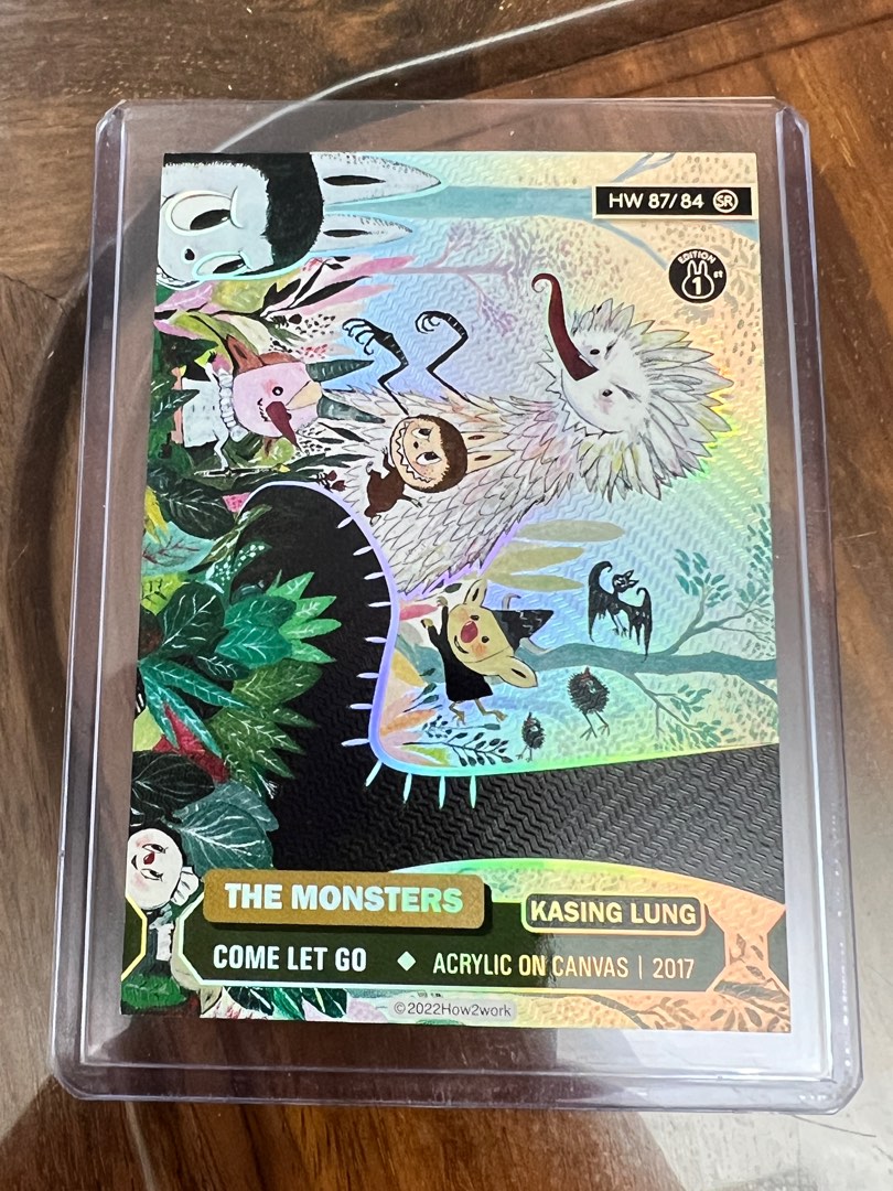 How2work Trading Card Labubu The Monsters Kasing Lung S 1 第一代 SR 87 龍家昇 ...