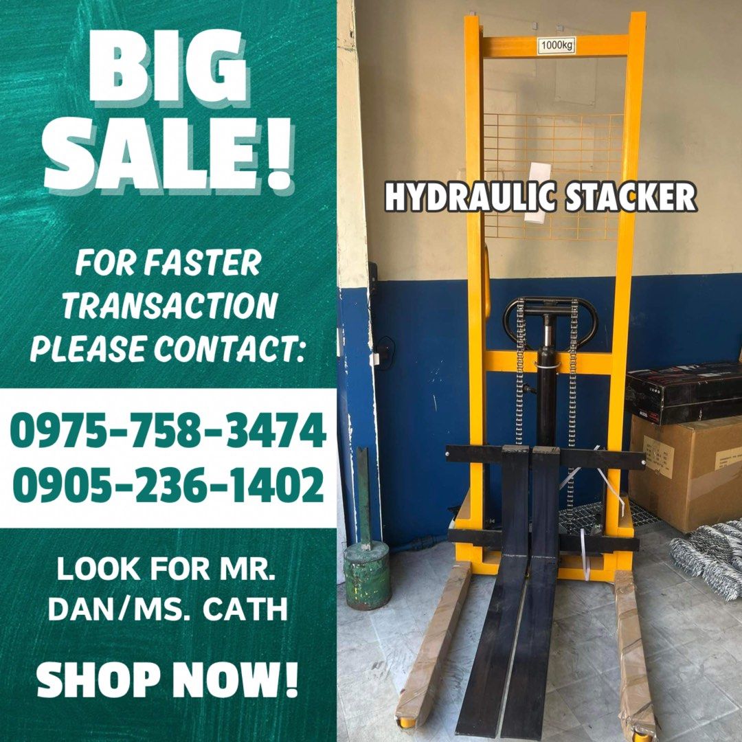Hydraulic Stacker, Commercial & Industrial, Industrial Equipment on ...