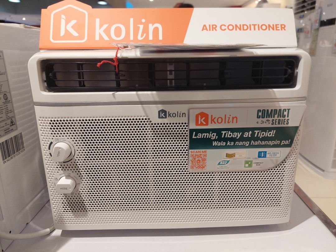 KOLIN AIRCON WINDOW TYPE NON INVERTER, TV & Home Appliances, Air ...