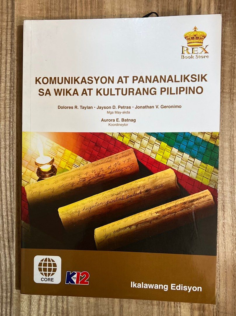 Komunikasyon at Pananaliksik sa Wika at Kulturang Pilipino 2nd edition ...