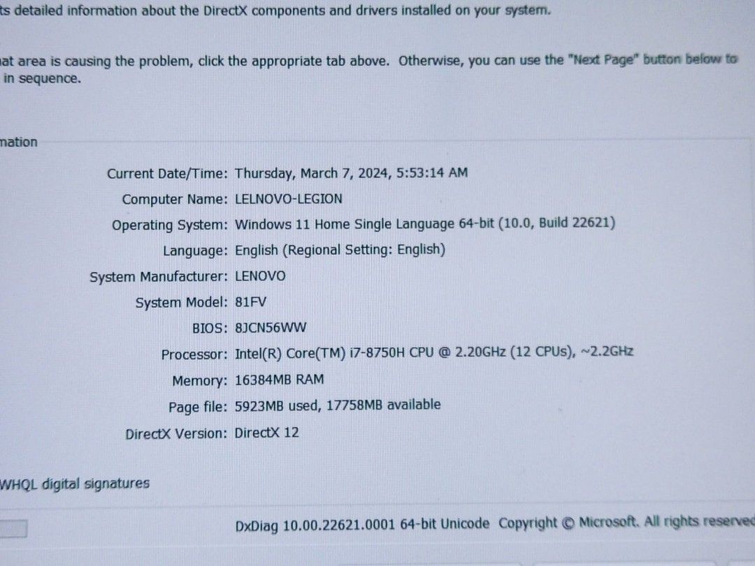 LENOVO LEGION Y530 81FV Super Gaming [RAM 16GB SSD+HDD], Elektronik ...