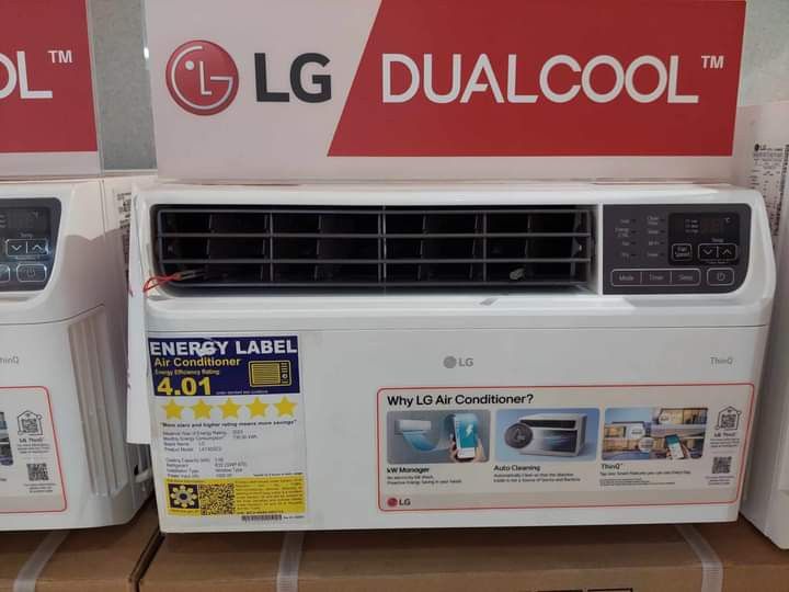 Lg Dual inverter window type aircon, TV & Home Appliances, Air ...