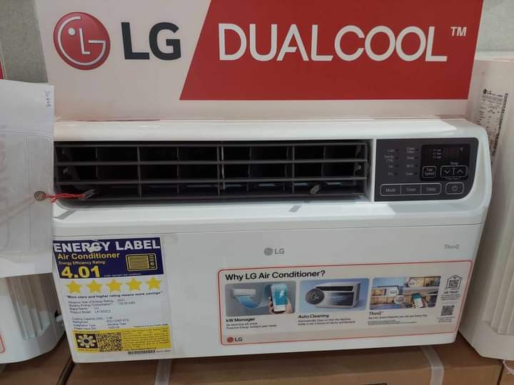 Lg Dual inverter window type aircon, TV & Home Appliances, Air ...